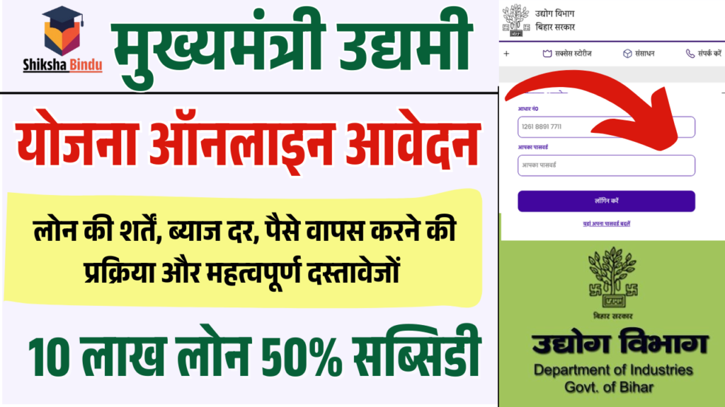 Bihar Udyami Yojana 2026 Apply Online (Start) Mukhyamantri Udyami ...